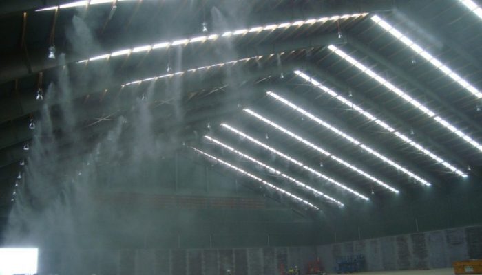 Factory cooling system super efficient, low cost